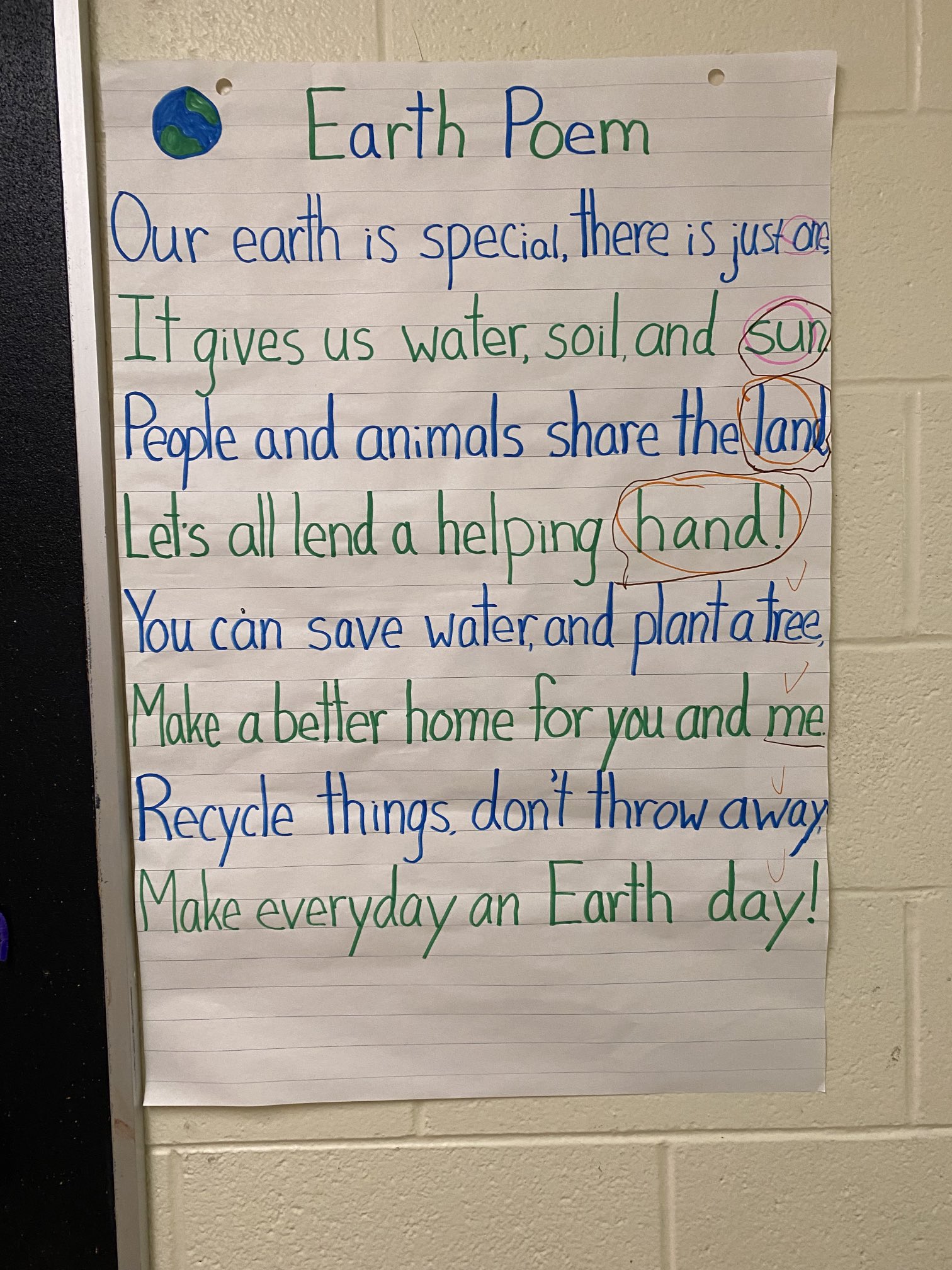 Reduce Reuse Recycle Poem For Kids