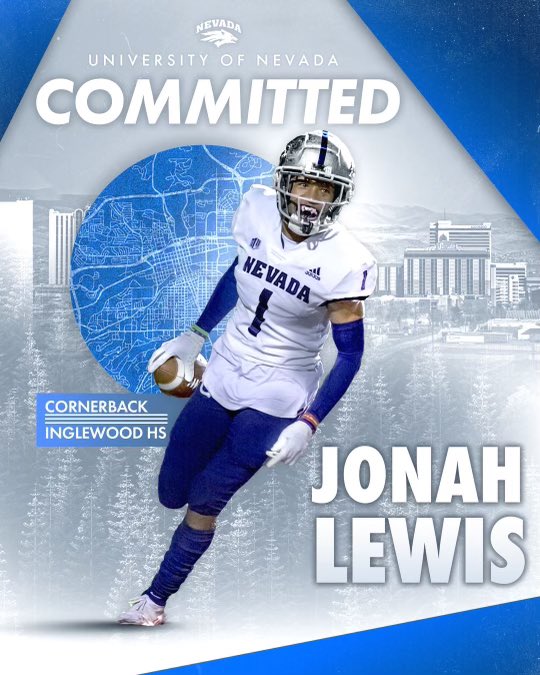2023 3* CB Jonah Lewis commits to Nevada : r/CFB