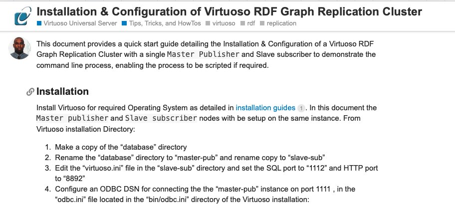 Openlink Software On Twitter How To Installation And Configure A Virtuosordbms Instance With