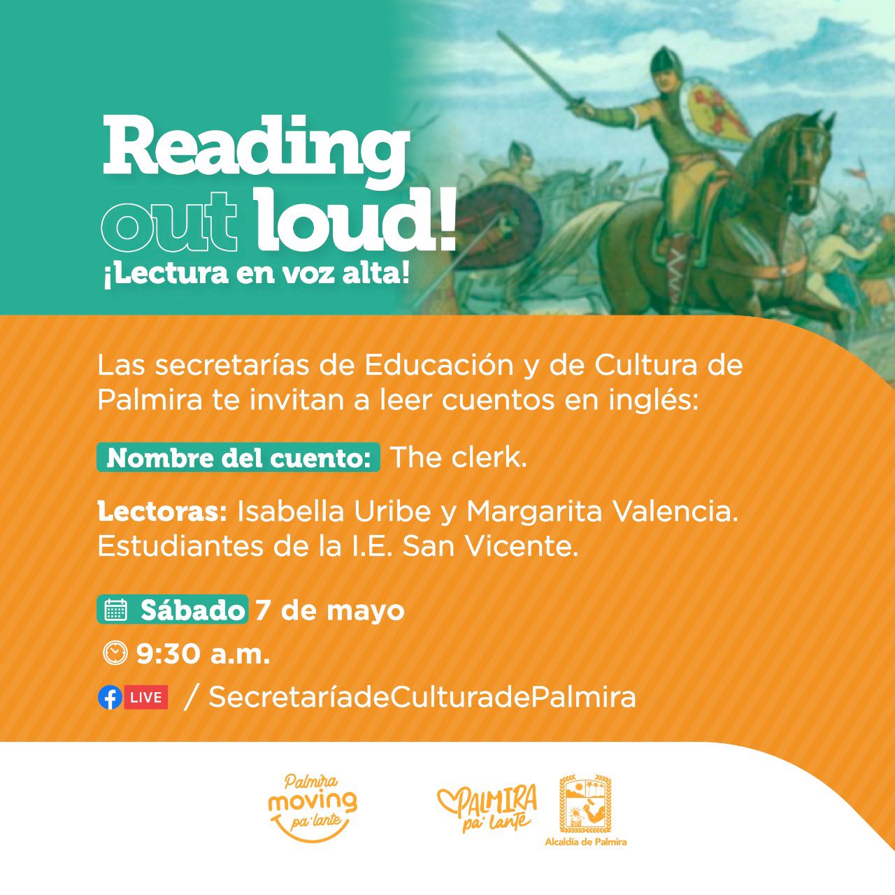 Alcaldía de Palmira on Twitter: "Reading out loud ¡Lectura en voz alta ...