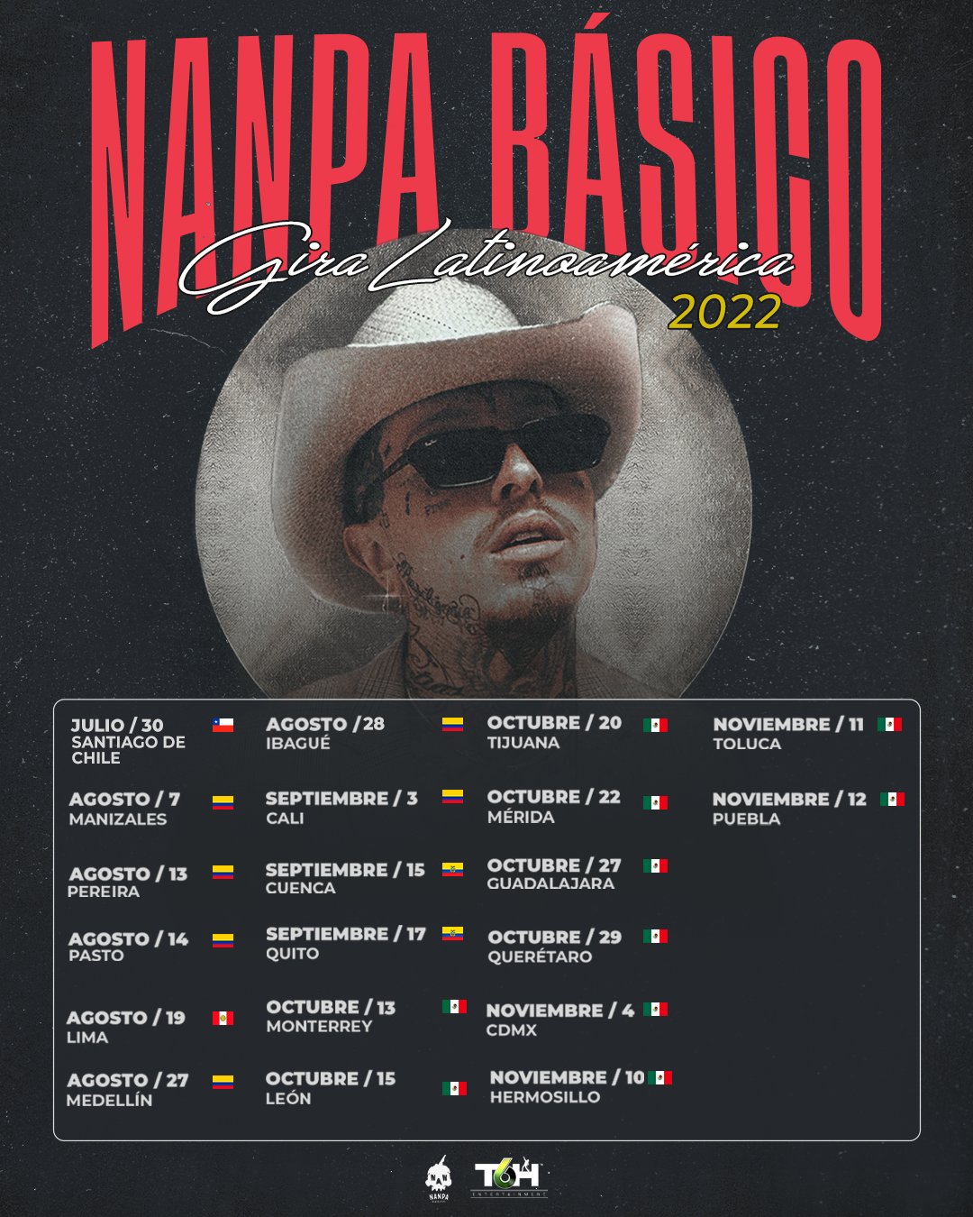 Nanpa Básico on Twitter: "Mi gente estoy muy feliz de anunciar mi gira por Latinoamérica este ...