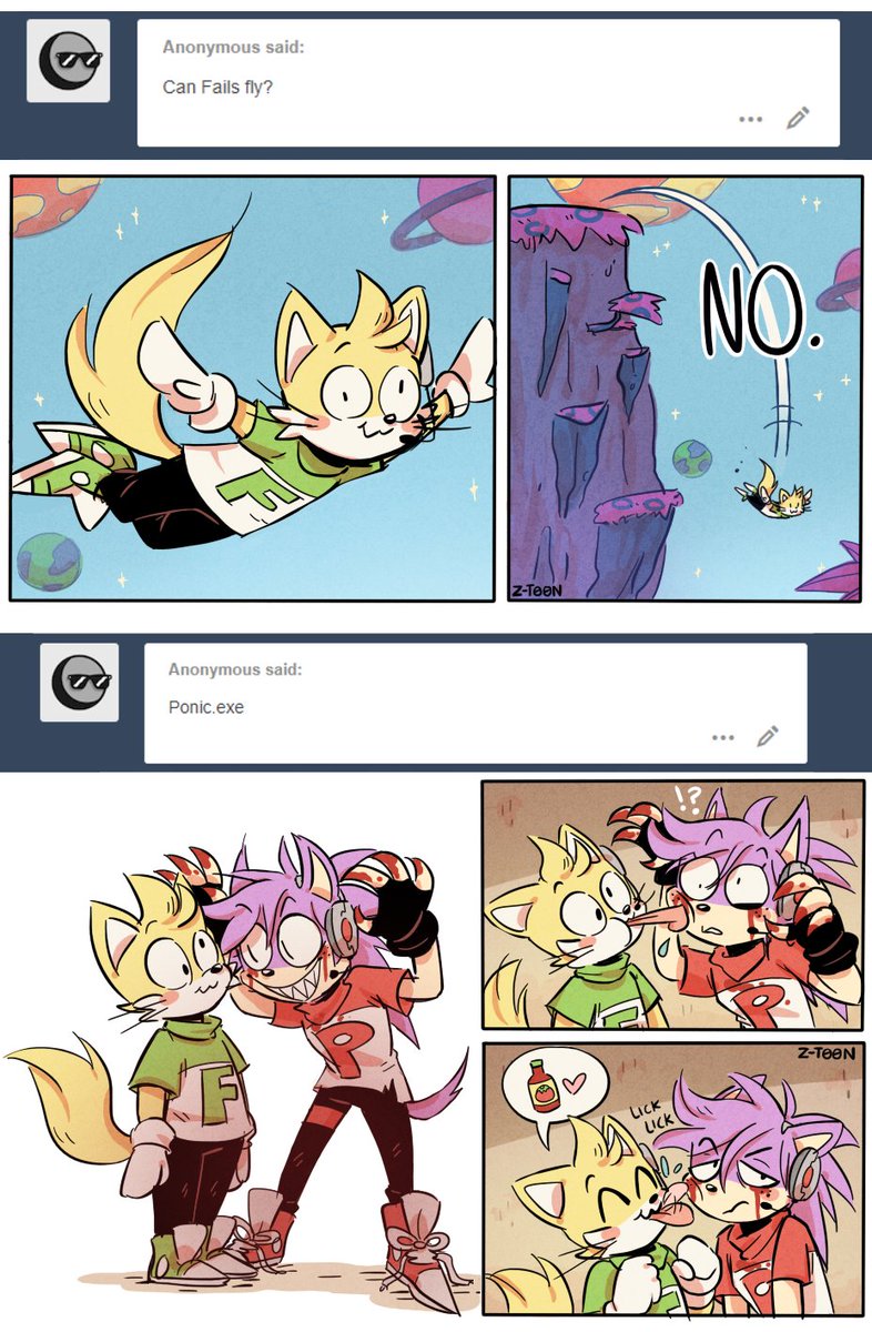 「Some old Ponic and Fails art. [THREAD] 」Z-T00Nの漫画