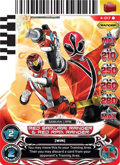 Power Rangers Rpm Red Ranger
