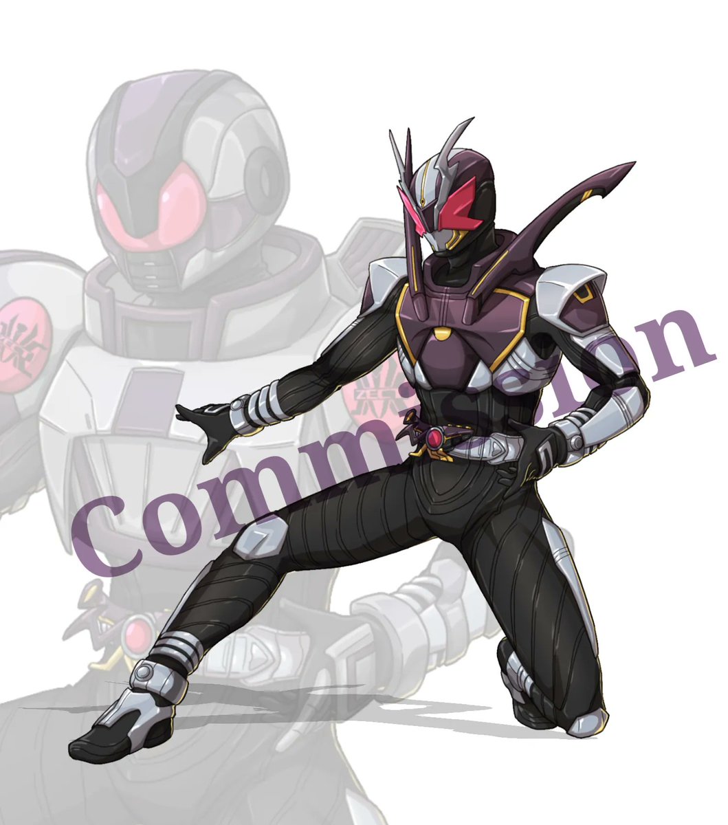 「Kamen Rider Kamakiri comms for @KR_Kaiot」|TO ZEのイラスト