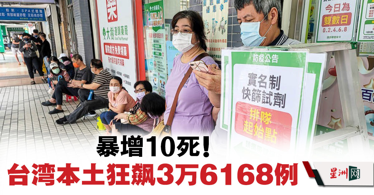 Sin Chew Daily 星洲日報 On Twitter 台湾本土病例连两天突破3万! 星洲日报 Sinchew 关注更多国际大