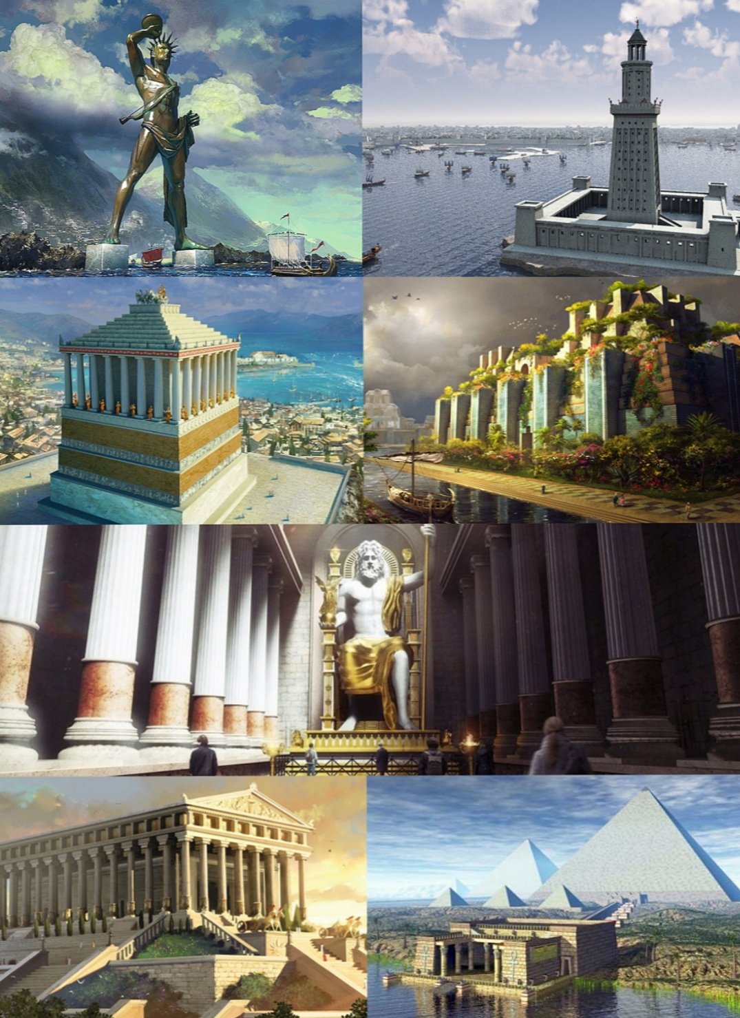 7 Wonders Of The Ancient World Pictures