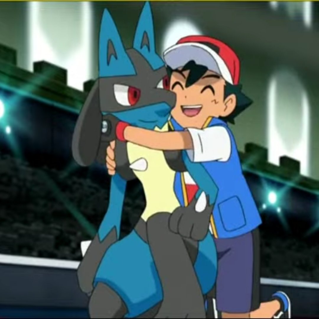 Pikachu And Ash Hug