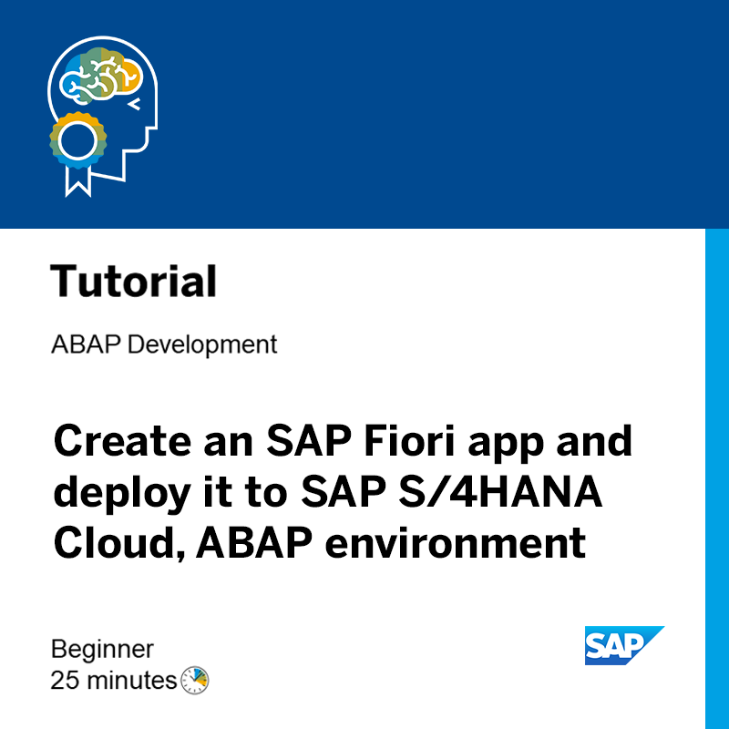 SAP on Twitter: "Calling all ABAP developers! Follow this tutorial to create a custom UI with ...