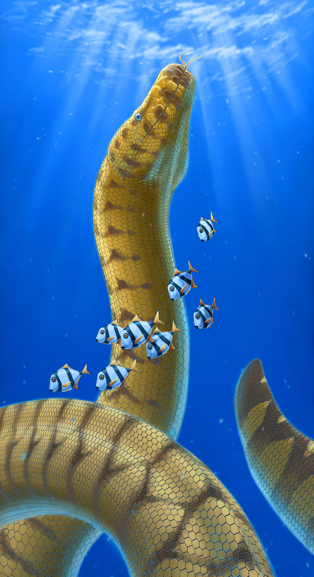 Giant Sea Snakes