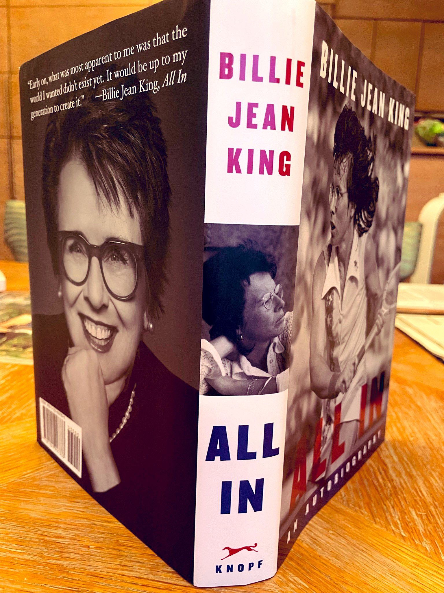 Billie Jean King on Twitter: "Honored to announce that my autobiography ...