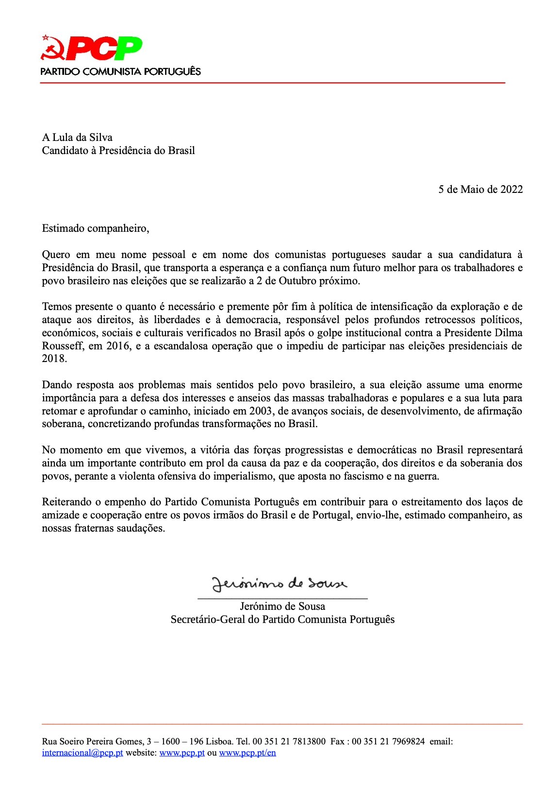 Núcleo do PT Lisboa on Twitter: Núcleo do PT Lisboa on Twitter:
