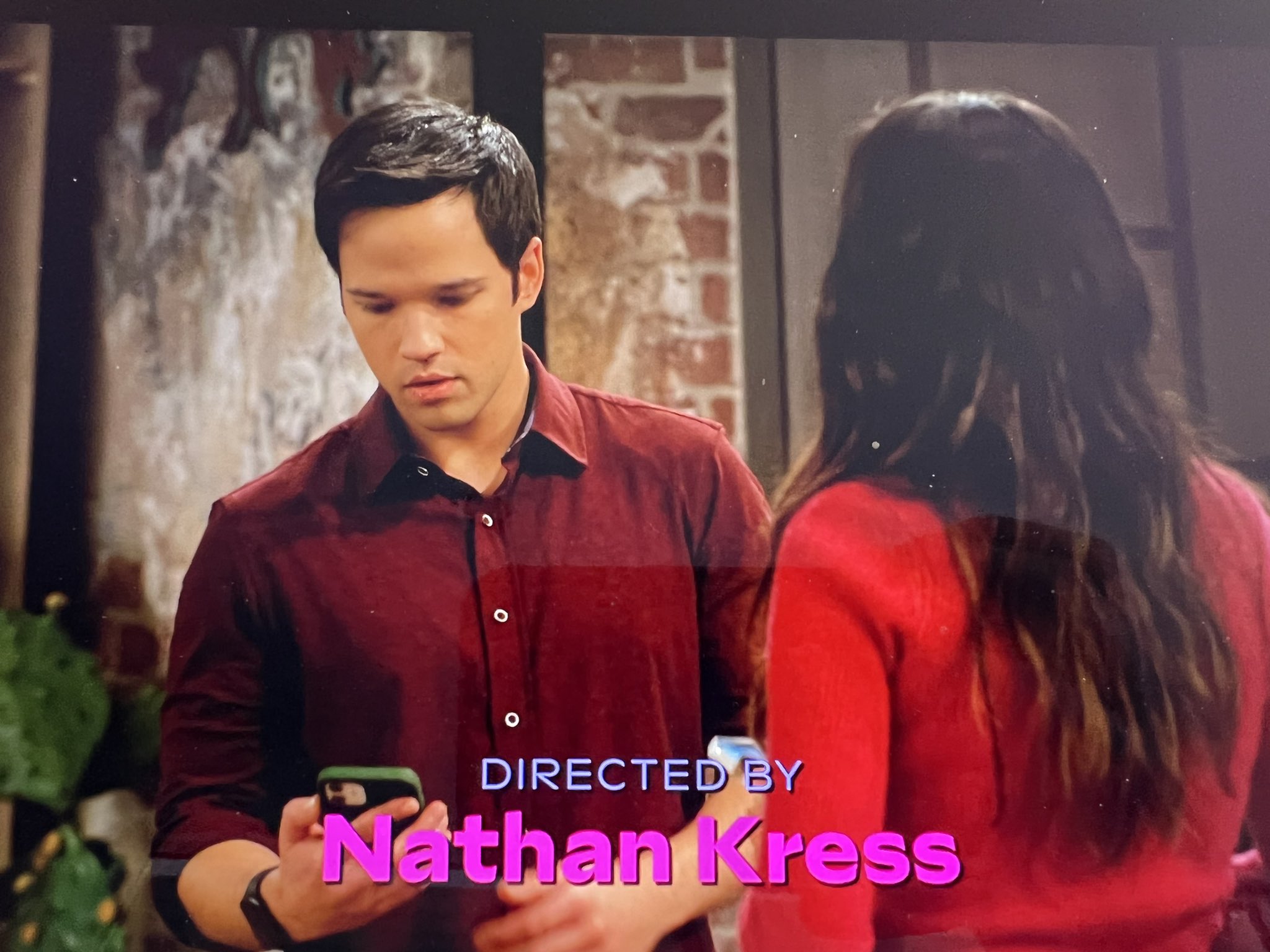 Nathan Kress 2022 Girlfriend Kissing