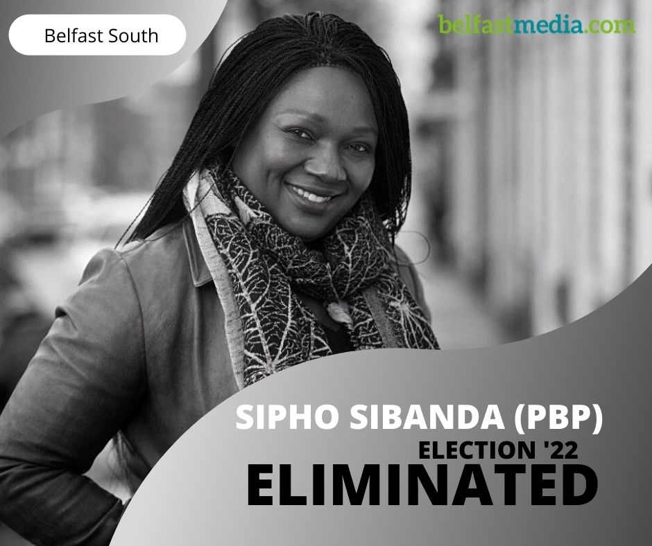 SBelfast_News on Twitter: "Sipho Sibanda from People Before Profit has been eliminated from the ...