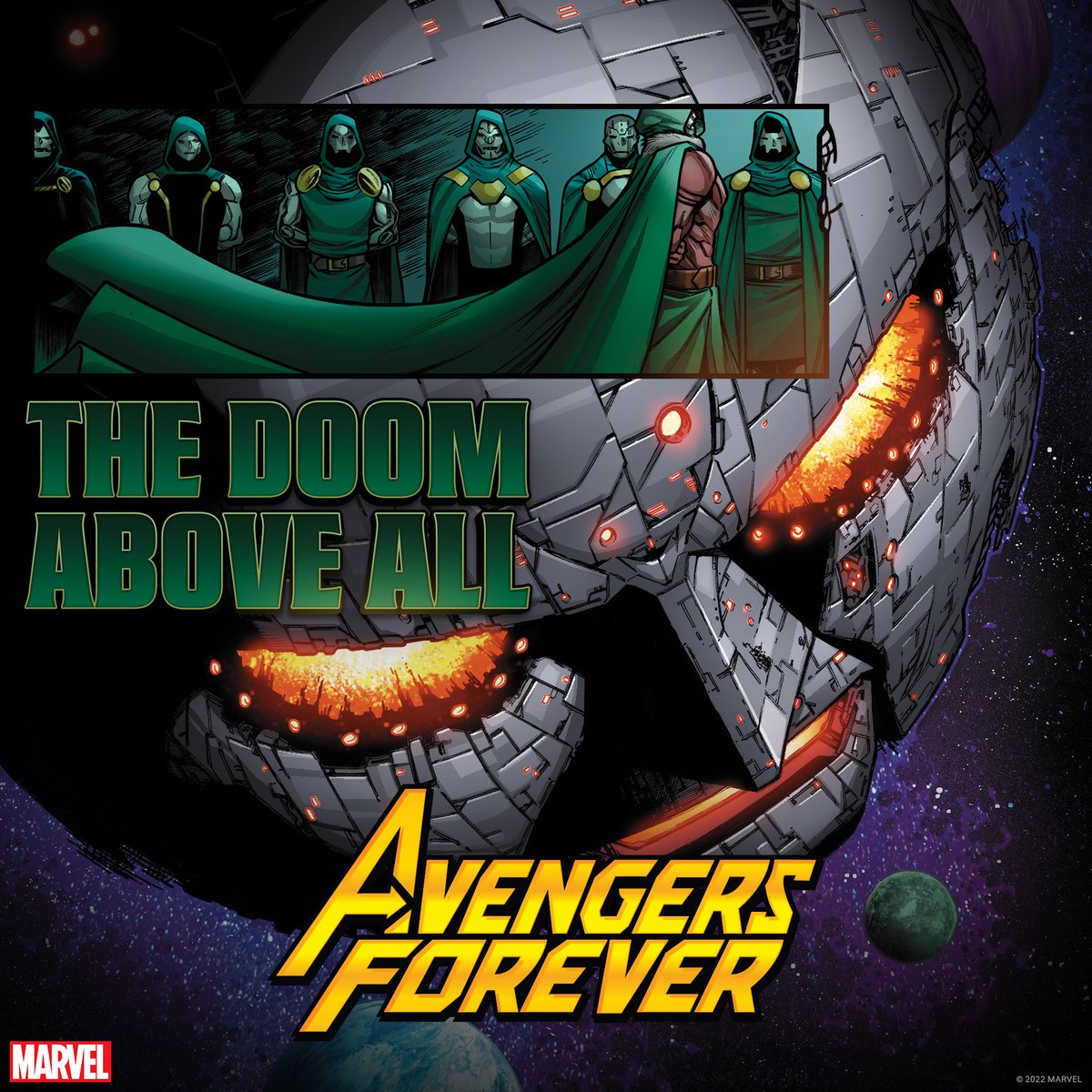 Introducing The Doom Above All! 💥 'Avengers Forever' #5 is on sale now ...