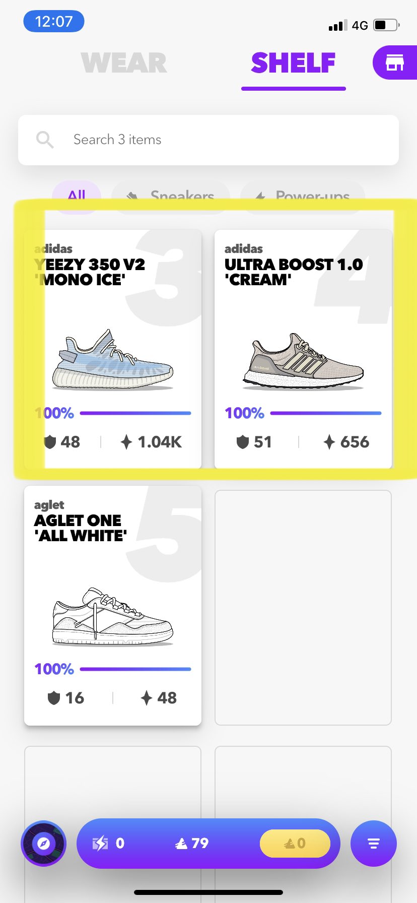 魔界ネコ @TITANHUNTERS & MOVEY & Aglet on Twitter: "↑ #Aglet 今日歩いてゲットしたadidas2足 マップ上にある丸いアイコンは ・デッド ...