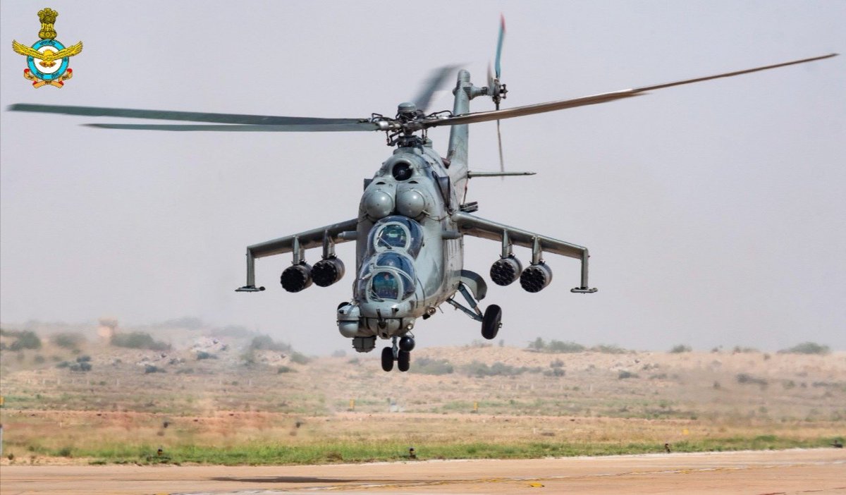 MI -35 Attack helicopter of the IAF. The Mi-35 Attack helicopter is a ...