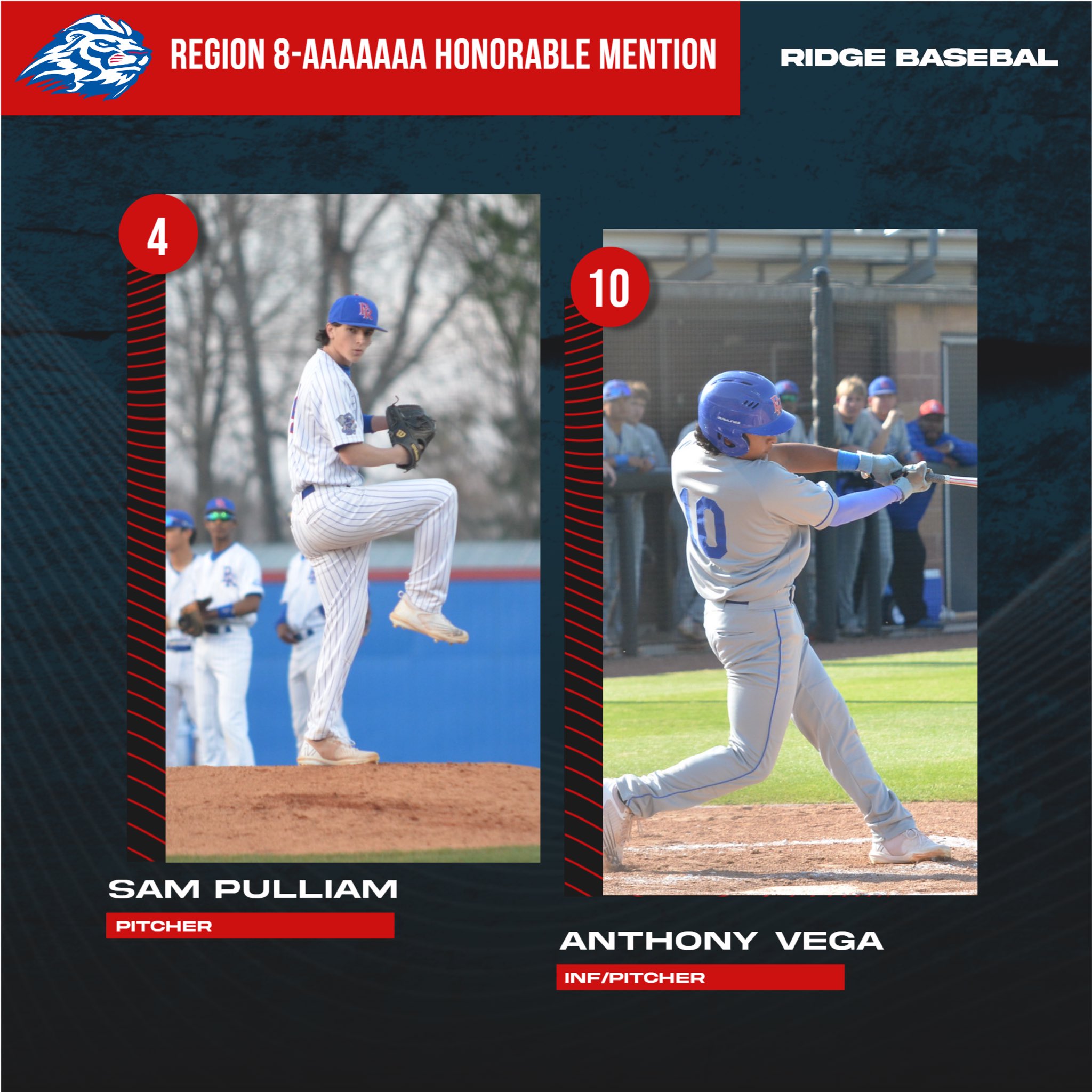 EJ on Twitter: "Peachtree Ridge’s own Sam Pulliam and @A_Vega10 selected as Honorable Mention in ...
