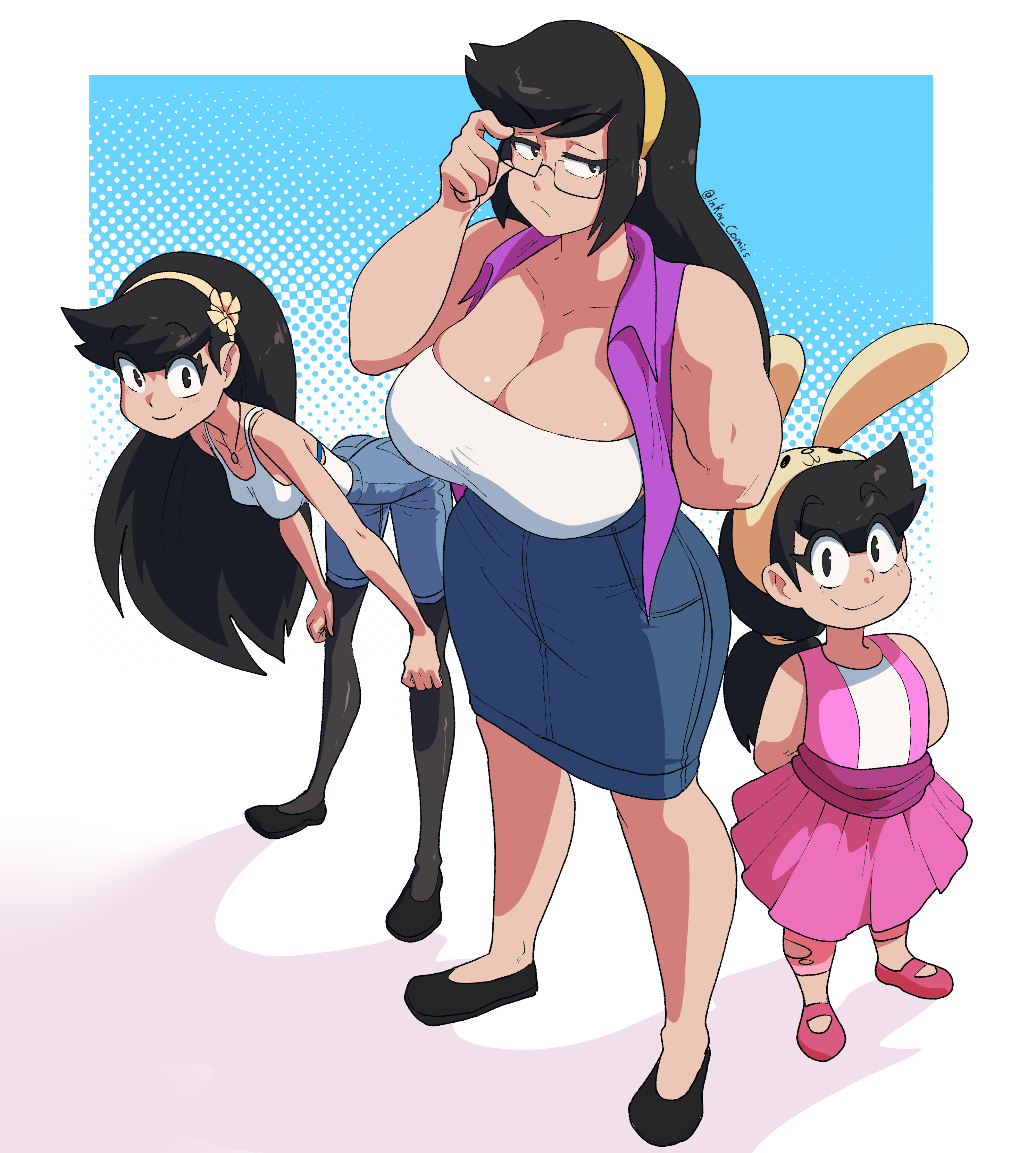 Inker comics (COMMS FULL) on Twitter: "rosa, maria, and maricela. Commission for @Suprdee2 https ...