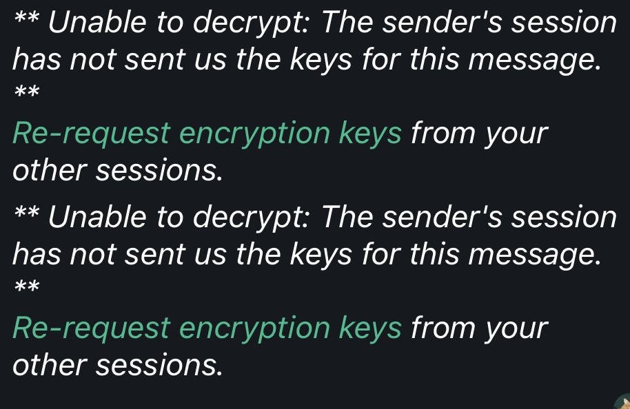 cts on Twitter: "cipherpunks: “stop using discord!!! switch to matrix!!!” matrix: https://t.co ...