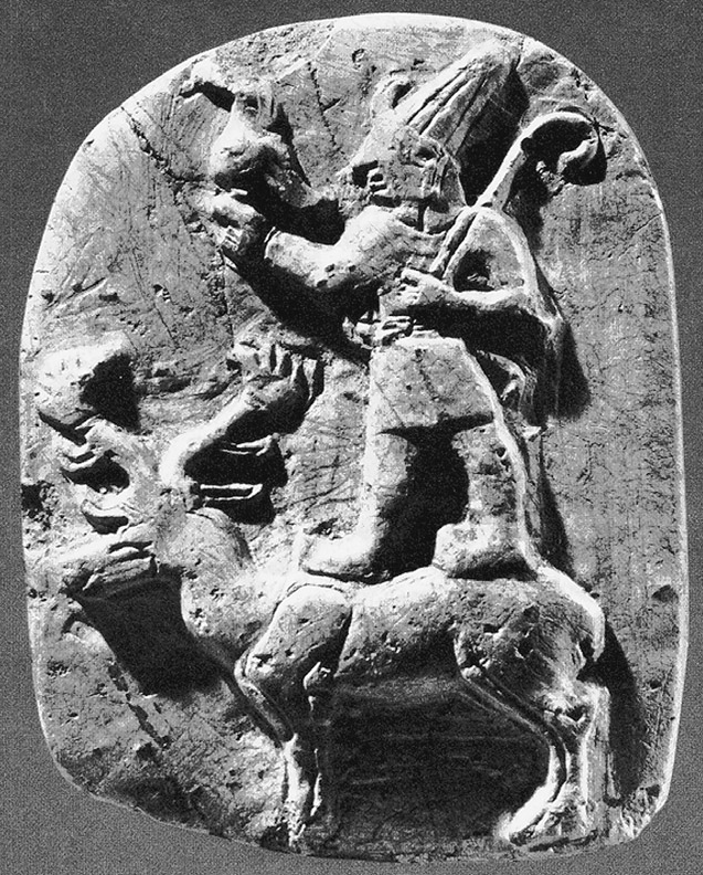 The Sun God of the Hand and the (divine) Huntsman (are)in front. He ...