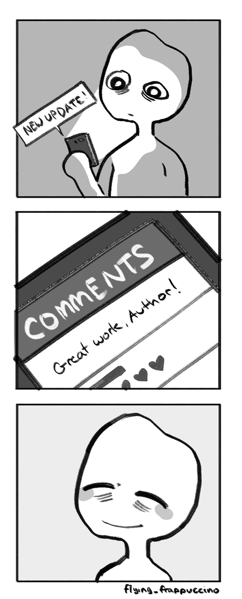 「my webcomic motivation 」flying frappeの漫画