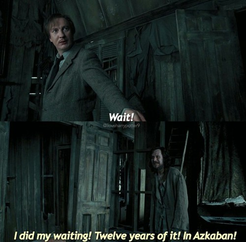 Sirius Black I Did My Waiting