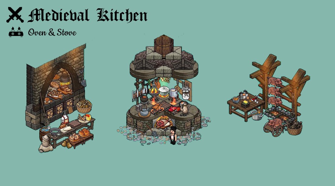 Medieval Kitchen Stove