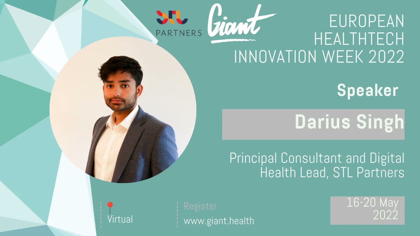 GIANT Health Event on Twitter: "We are glad to announce Darius Singh, Principal Consultant and ...