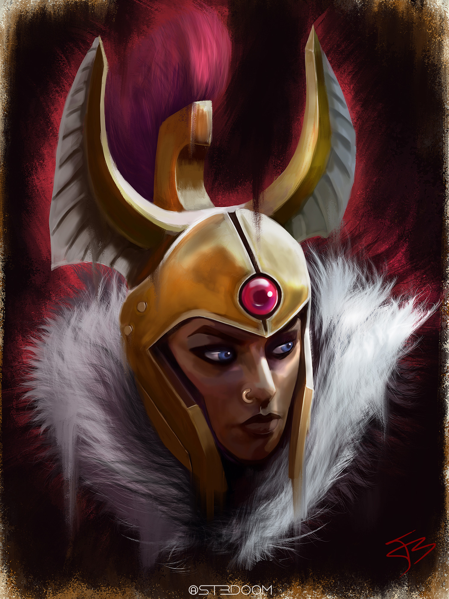 Dota 2 Legion Commander Concept Art