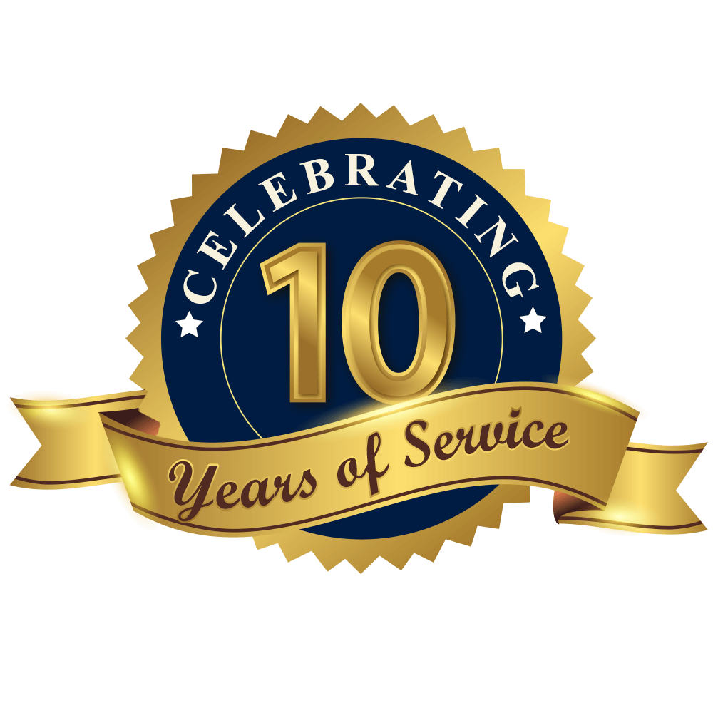 10 Years Of Service