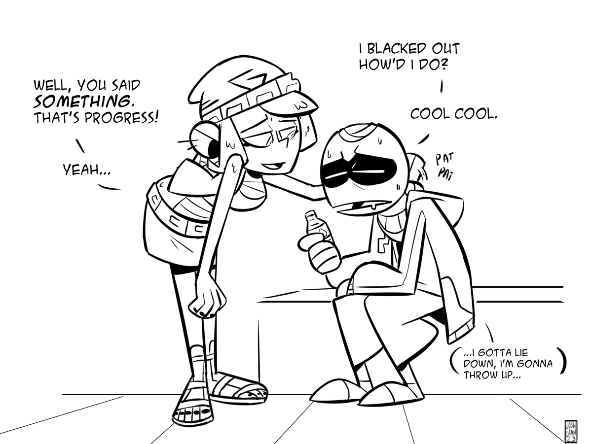 「Shelley and her kooky friends 」JoshDamn BUY THE MAU PLUSH 😺の漫画