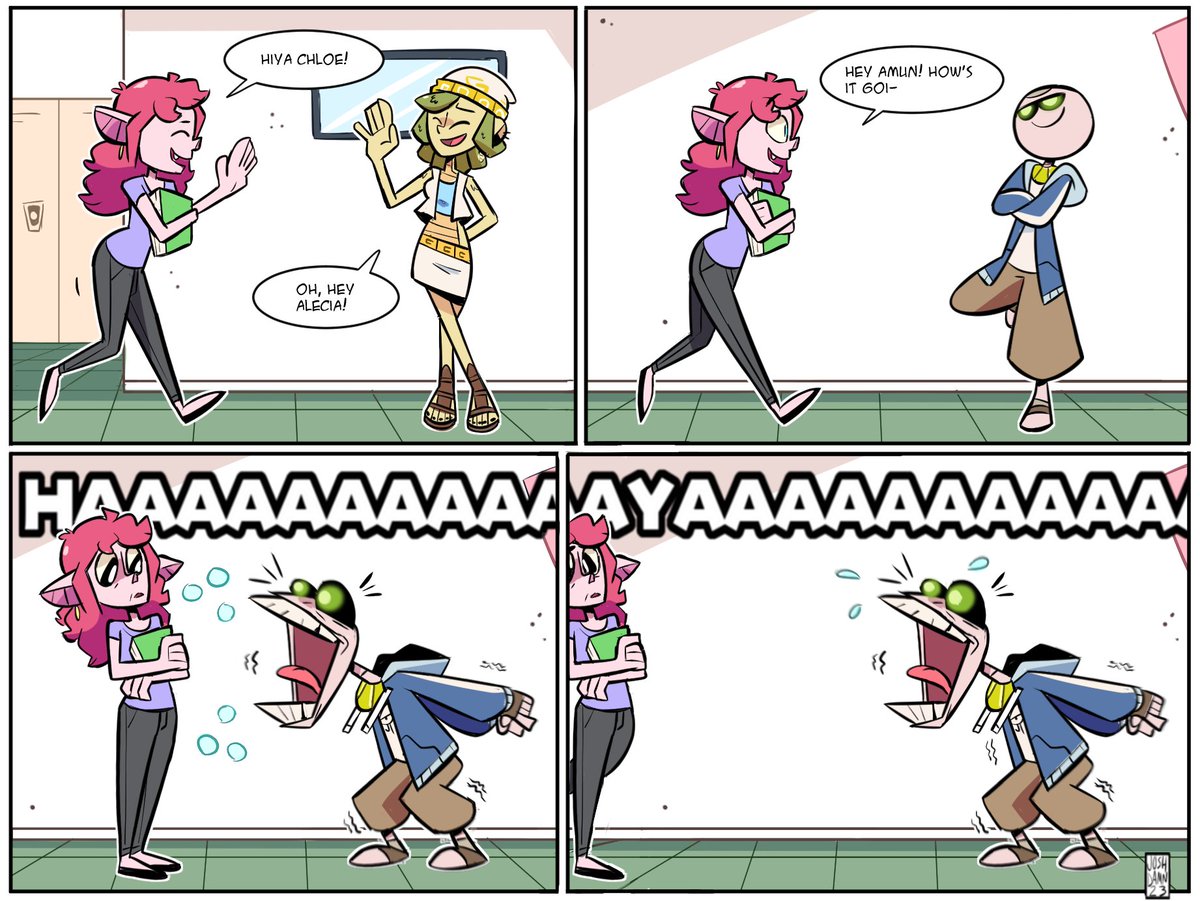 「Shelley and her kooky friends 」JoshDamn BUY THE MAU PLUSH 😺の漫画