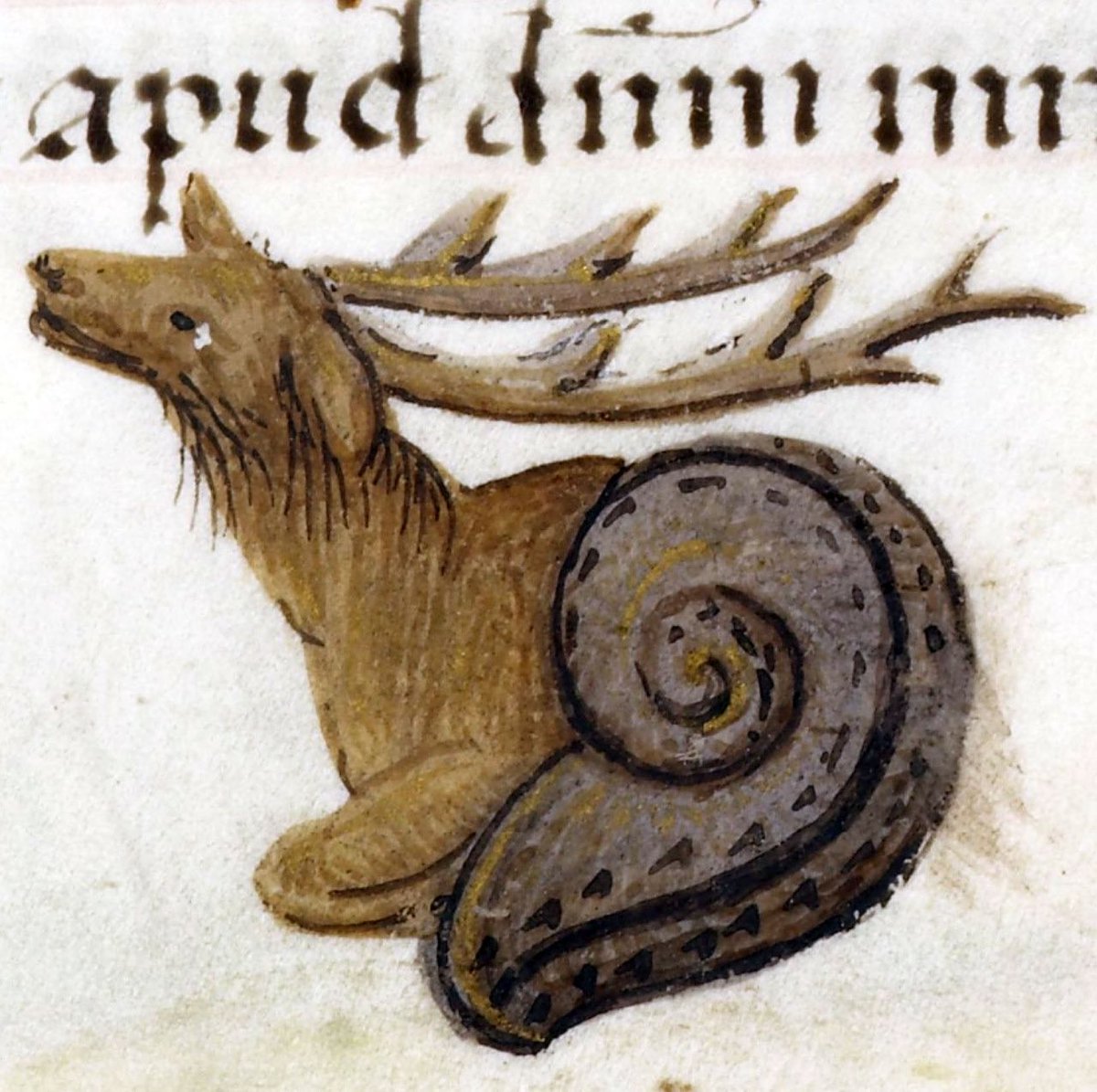 snail deer, dutch, 15th century - المسلسل من weird medieval guys BOOK ...