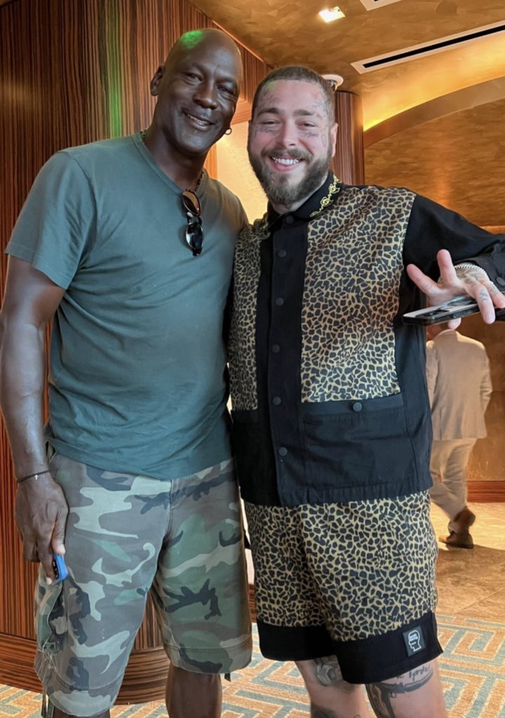 Raptv On Twitter Post Malone And Michael Jordan‼️🏀