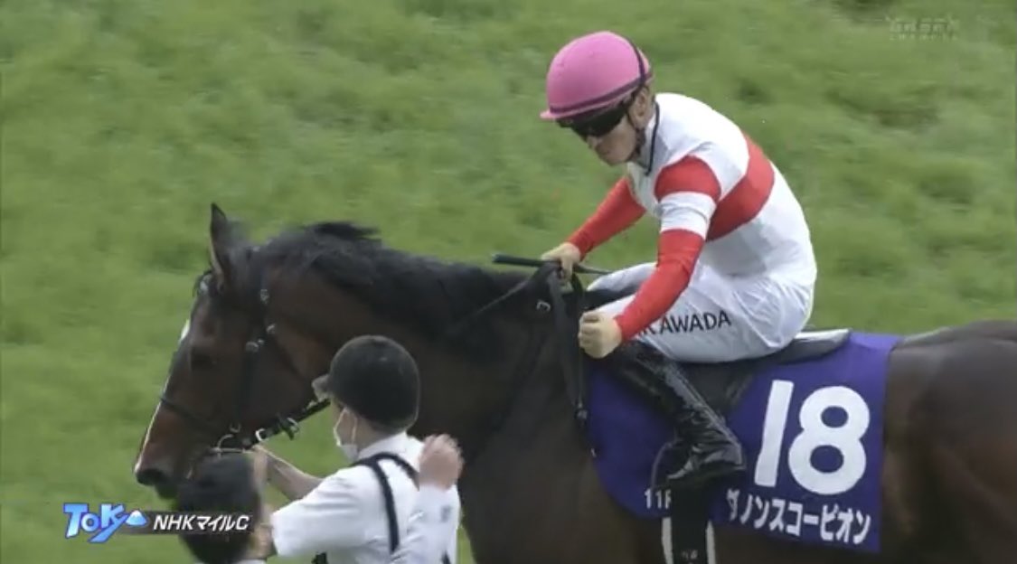 JRA FUN on Twitter: "#ダノンスコーピオン が、NHKマイルカップ(GI)を制す！ 見事「3歳マイルチャンピオン」の座に輝く！今年も素晴らしいレースになったね。GI初制覇お ...