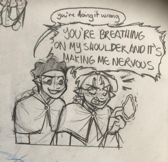 「doodles in honour of the latest toh episode that i will be r」MK (em ...