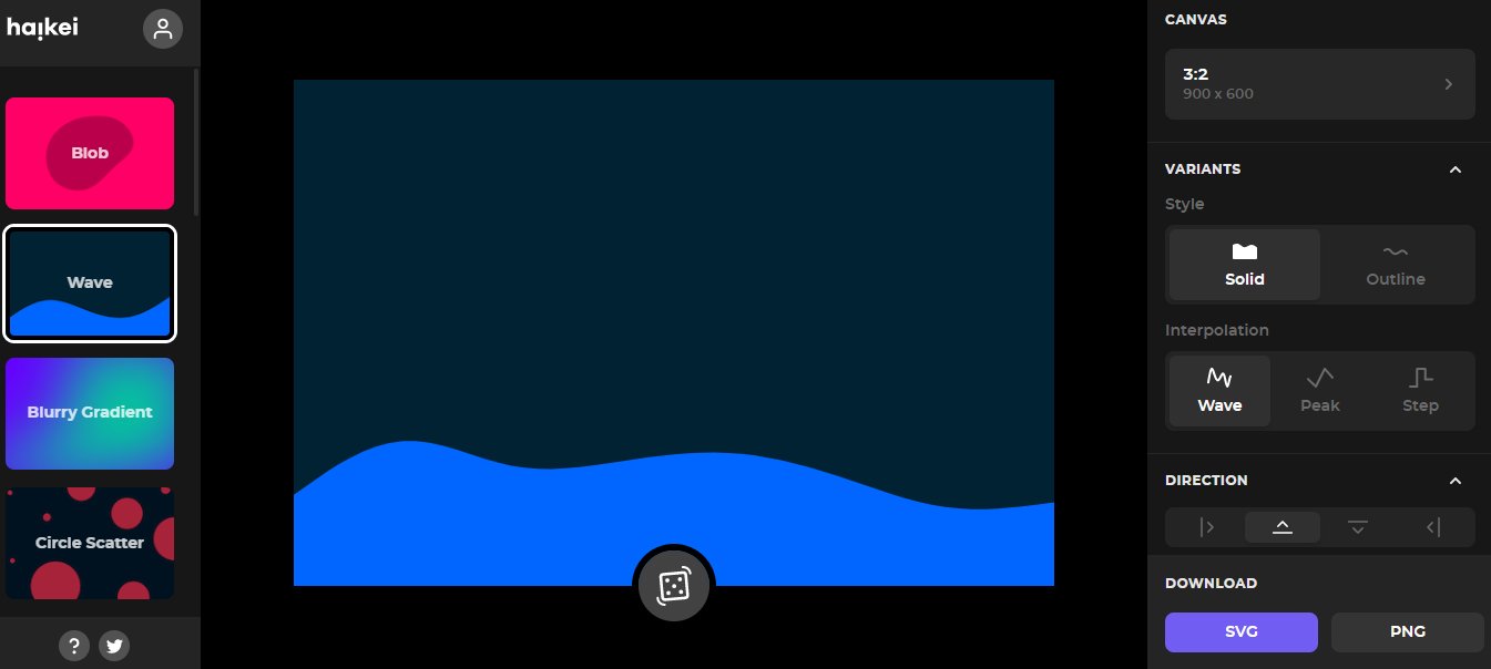 Prantik Seal | (fueler.io) on Twitter: "13. Hakei. app The All in one tool for creating blobs ...