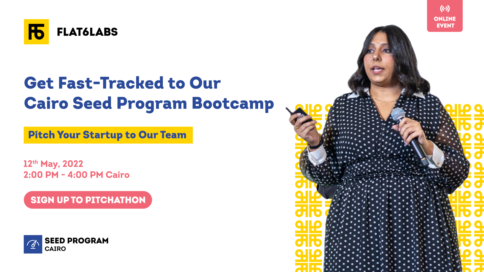 Flat6Labs on Twitter: "Apply to our online #pitchathon taking place on May 12th to pitch your # ...