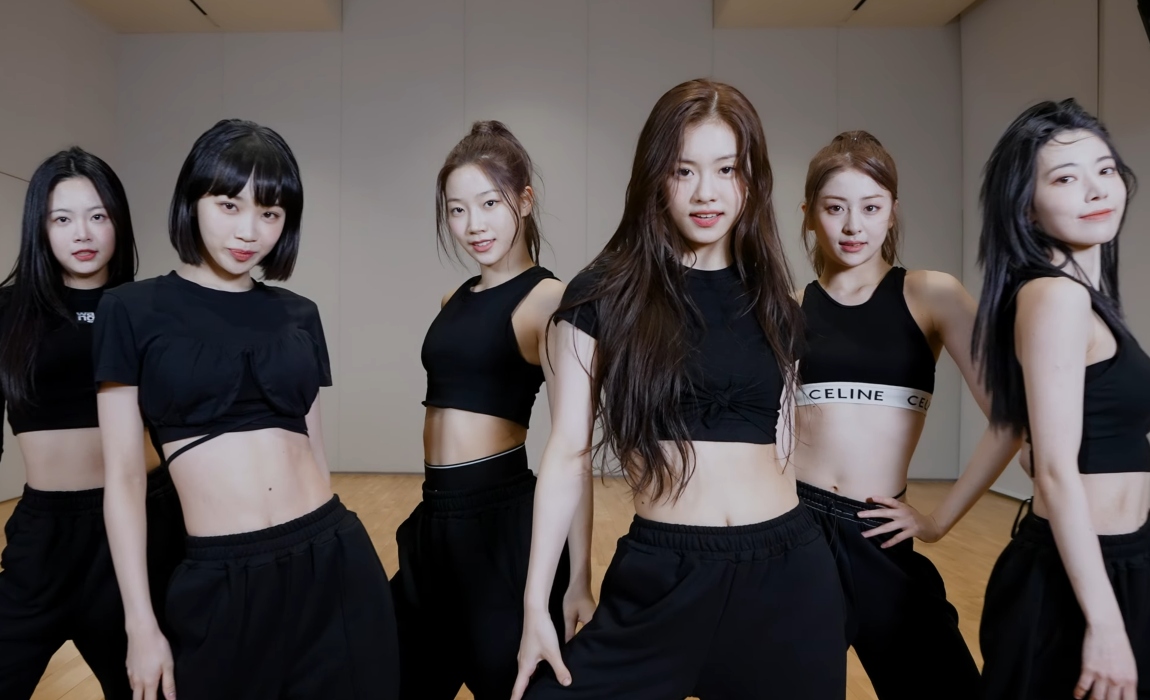 #LESSERAFIM puts on a confident performance in '#FEARLESS' dance ...