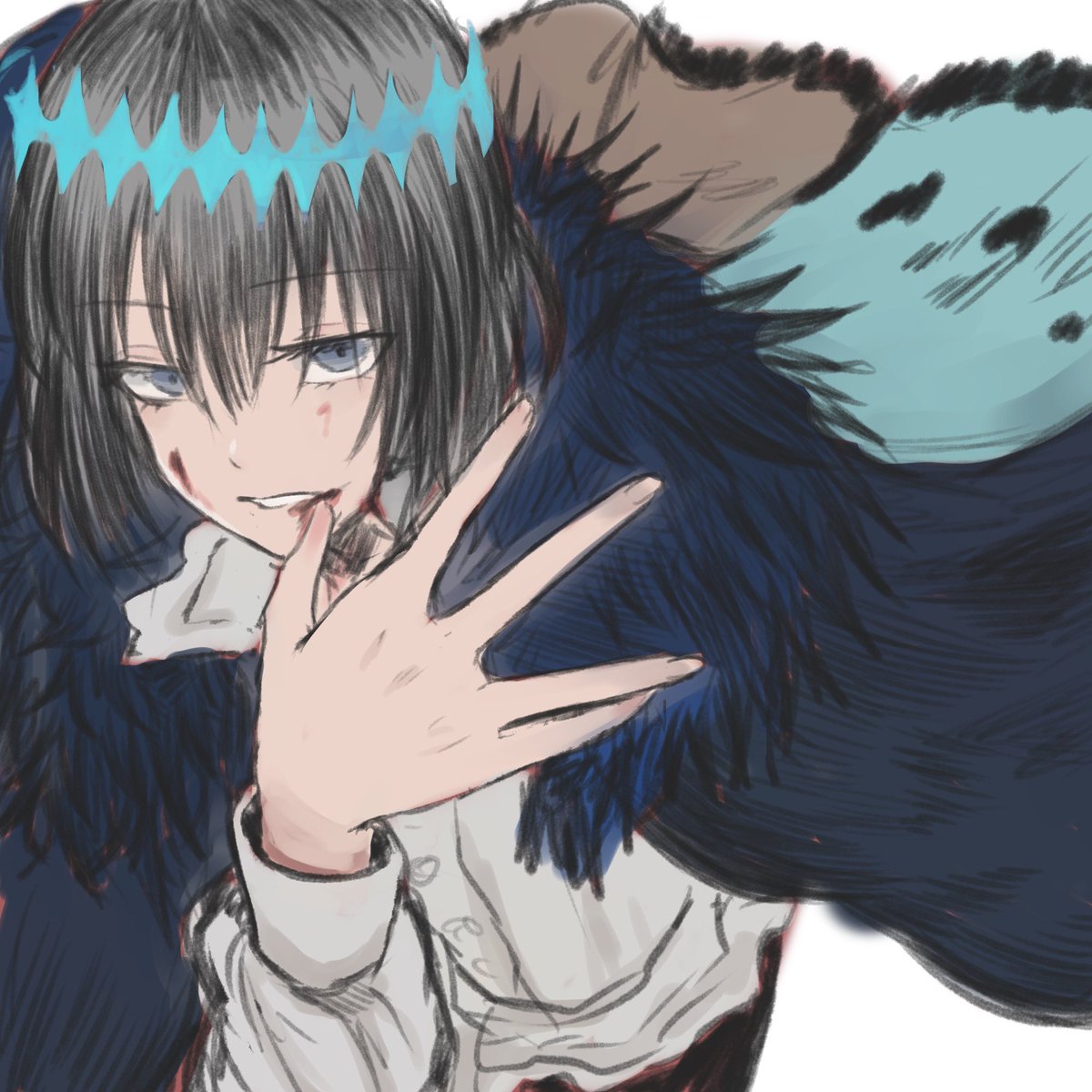 「mocoさんへ!@moco___moco515 ラクガキ失礼します! 」|セサミのイラスト