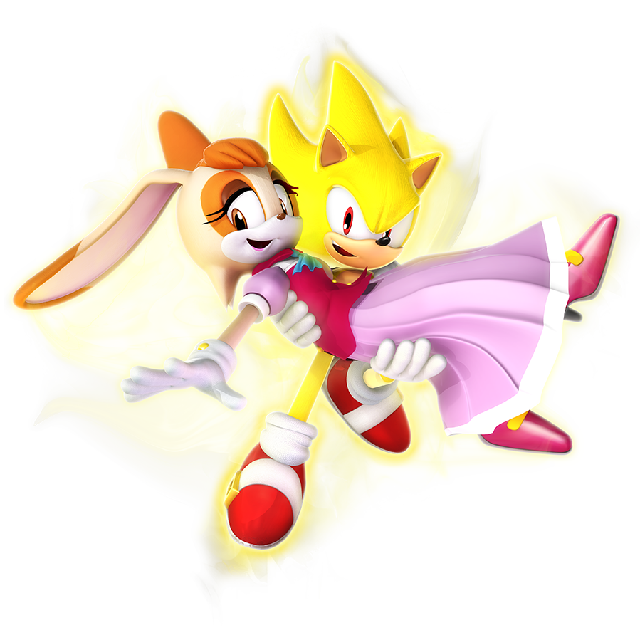 「Super Sonic and Vanilla Render Obviousl」|Nibroc.Rockのイラスト