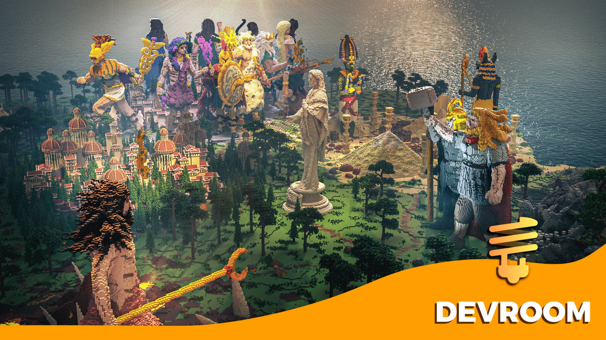 DevRoom Team on Twitter: "Ever wondered how a mythology themed KitPvP map would look like? 🏛️ ...