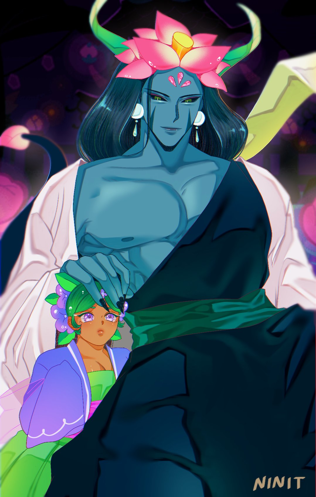 Ninit on Twitter: "My babey hydrangea cookie 💕💕 (ft lotus dragon cookie ig) #cookierun https://t ...