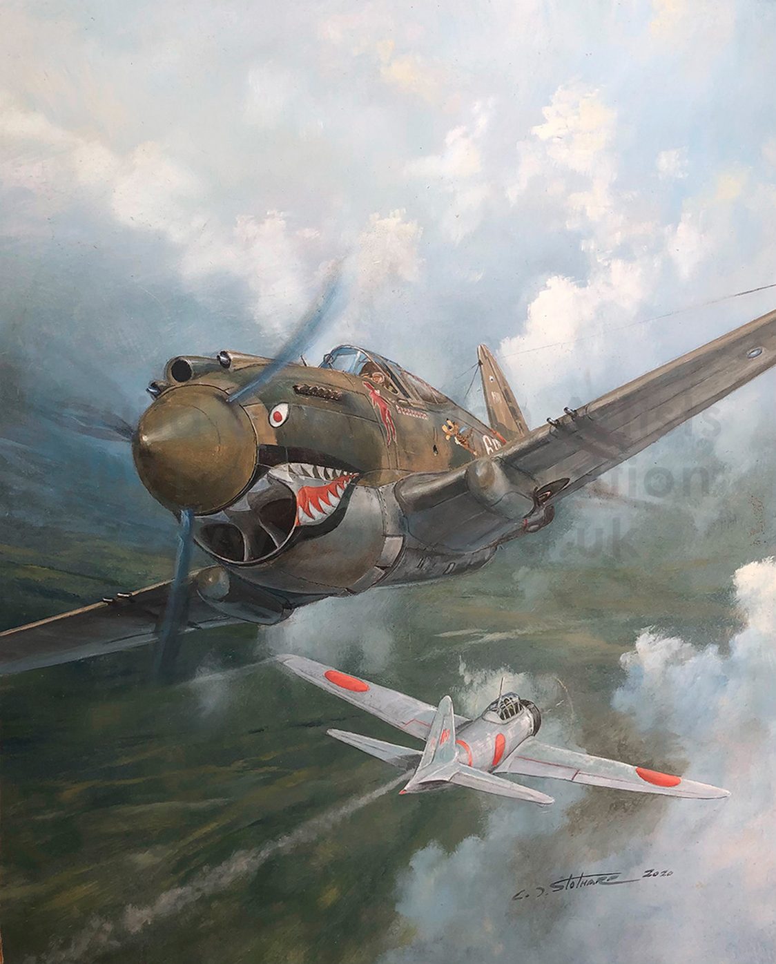 P40 Warhawk Art
