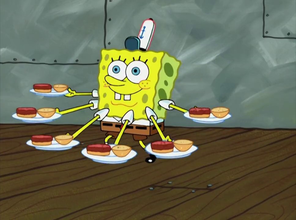 Spongebob Flipping Patties