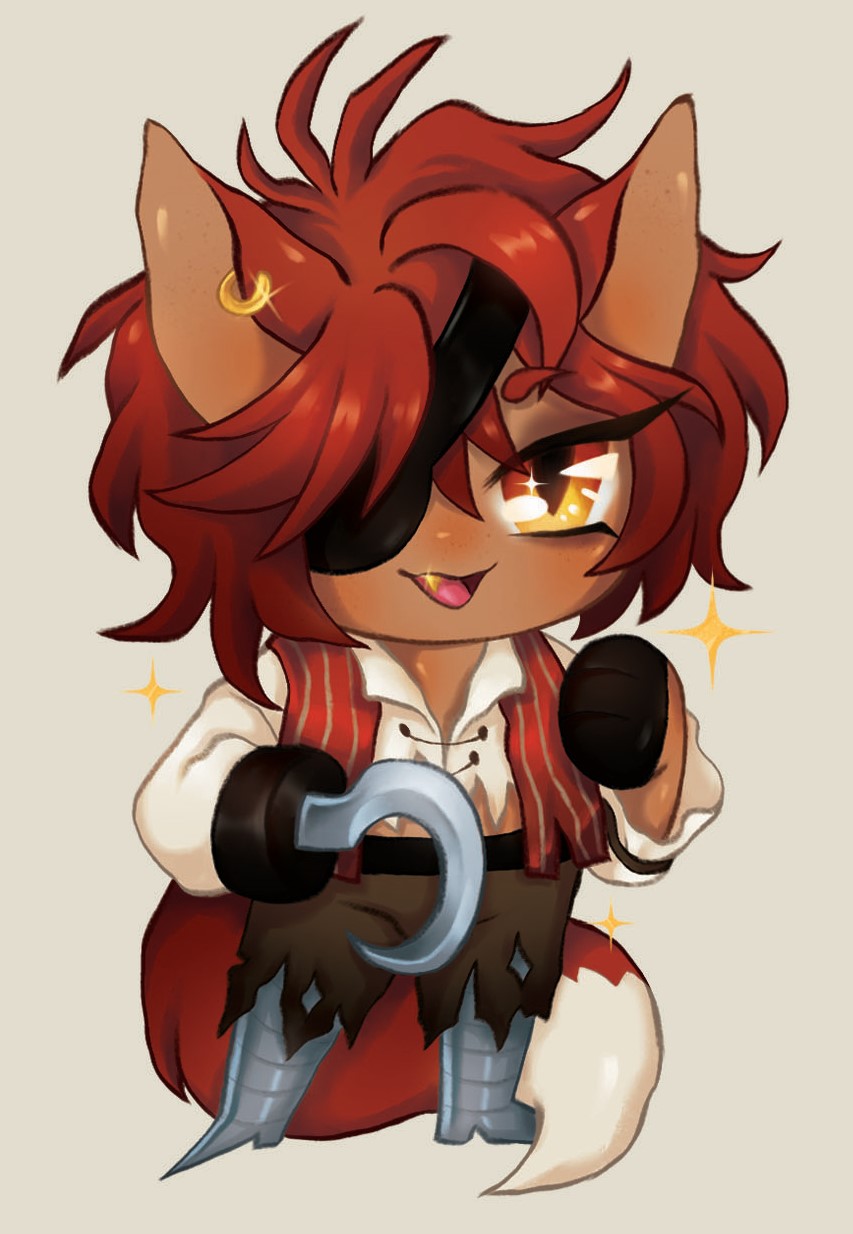 Fnaf Foxy Chibi Tbh Foxy Creature (Fnaf)" Pin For Sale By Doodle Doos