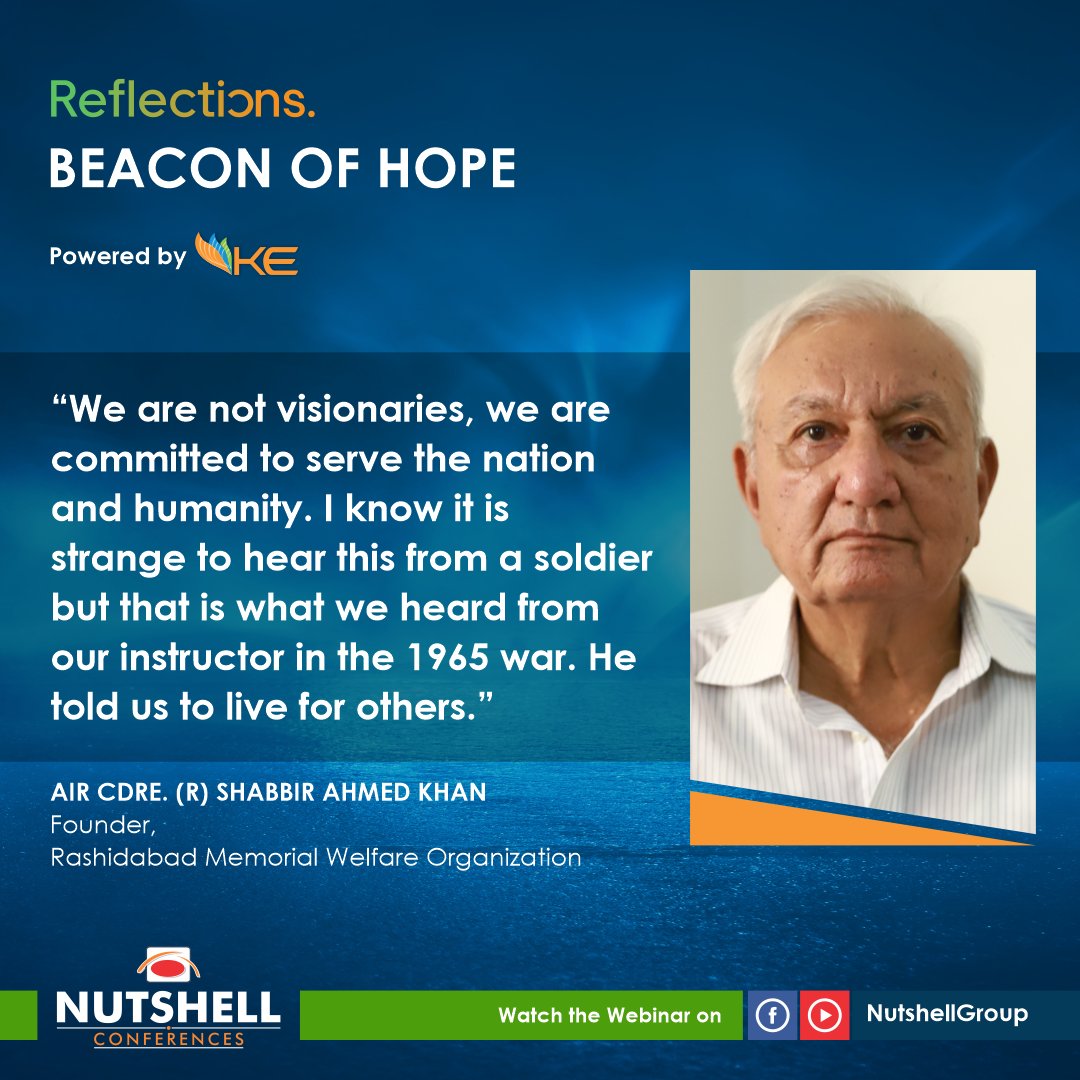 Nutshell Group on Twitter: "Air Cdre. (Retd) Shabbir Ahmed Khan, Founder, Rashidabad Memorial # ...