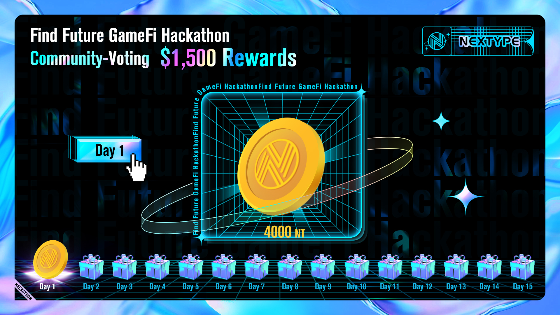NEXTYPE on Twitter: "🚀Find Future #GameFi Hackathon - 🌟Community Voting with $1,500 rewards is ...