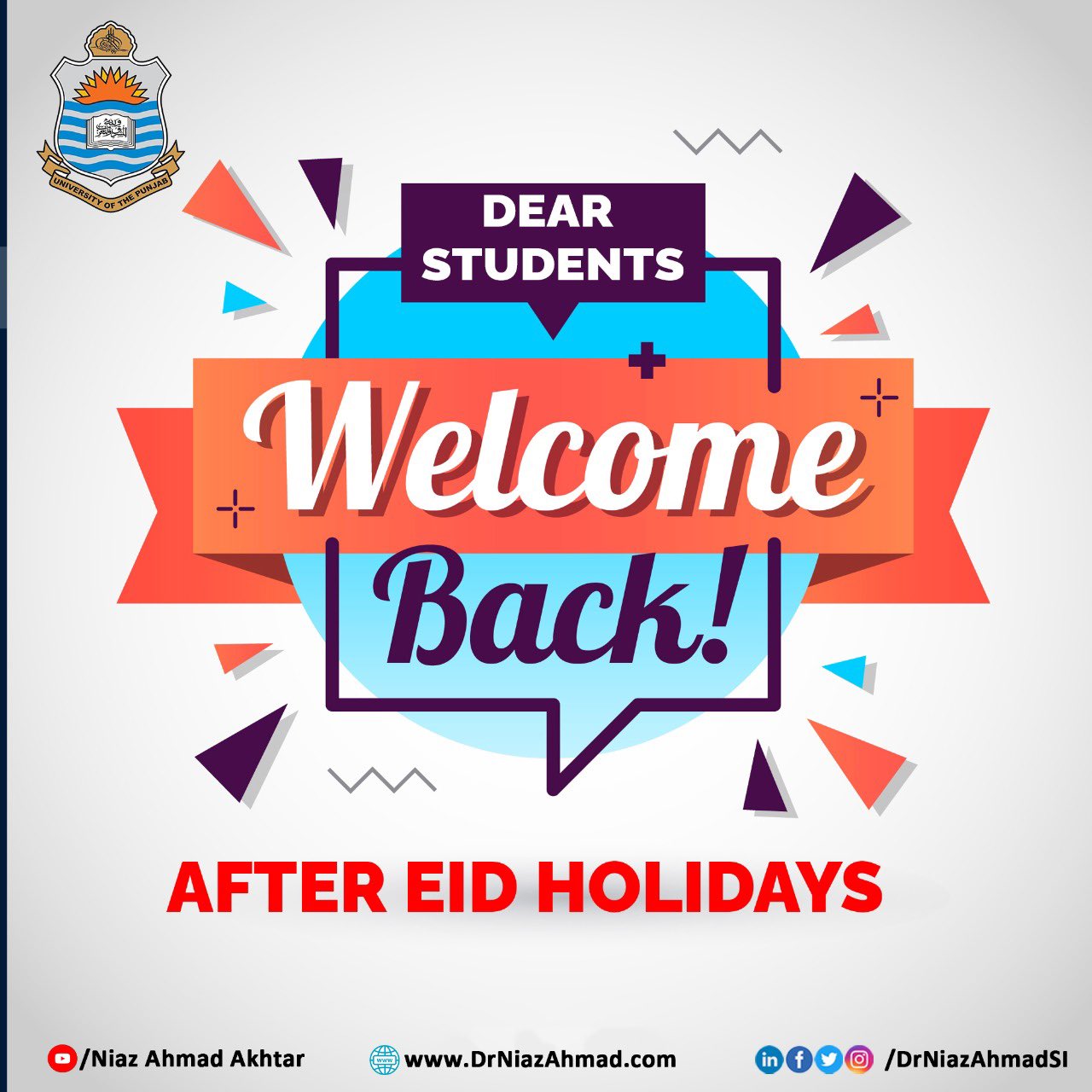 Welcome Back From Vacation Sign