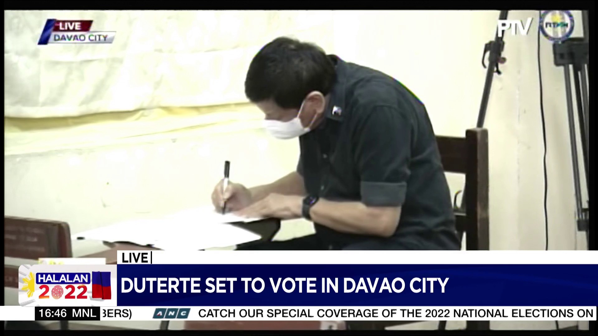 Abs Cbn News On Twitter Look President Duterte Now Casting His Vote